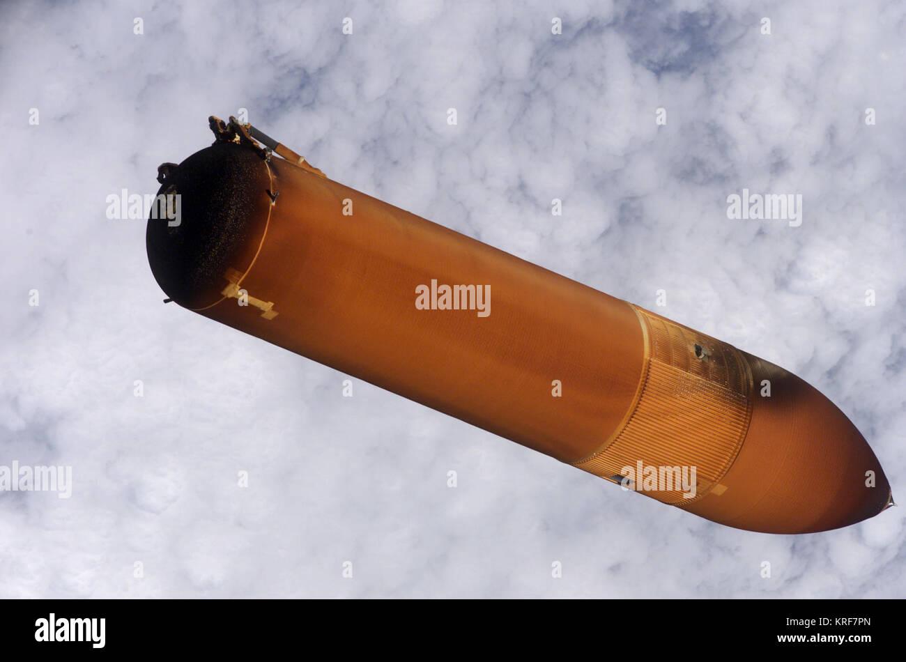 Externial Tank after it's jettisoning from Space Shuttle Orbiter Stock ...
