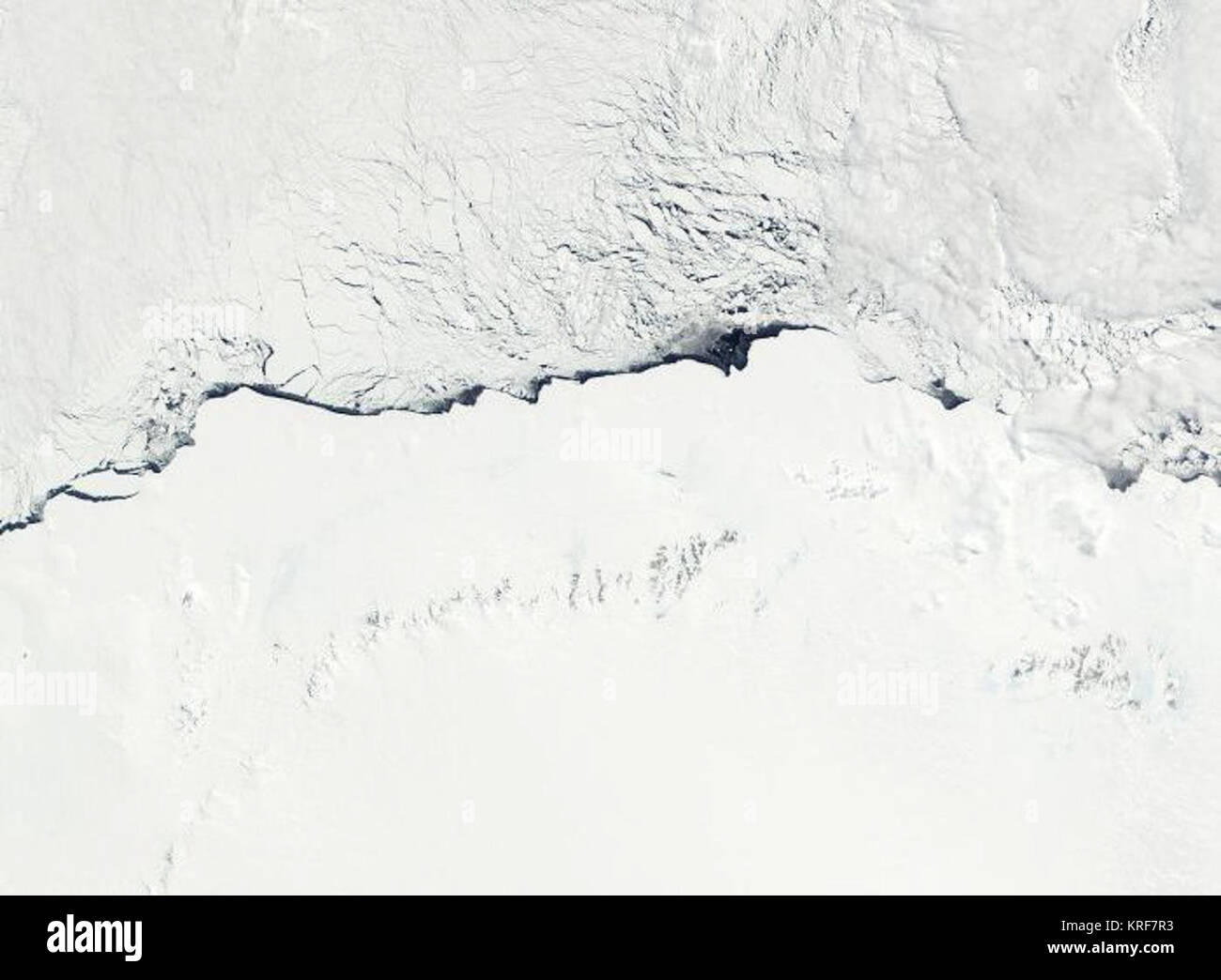 Dronning Maud Land satellite image Stock Photo - Alamy