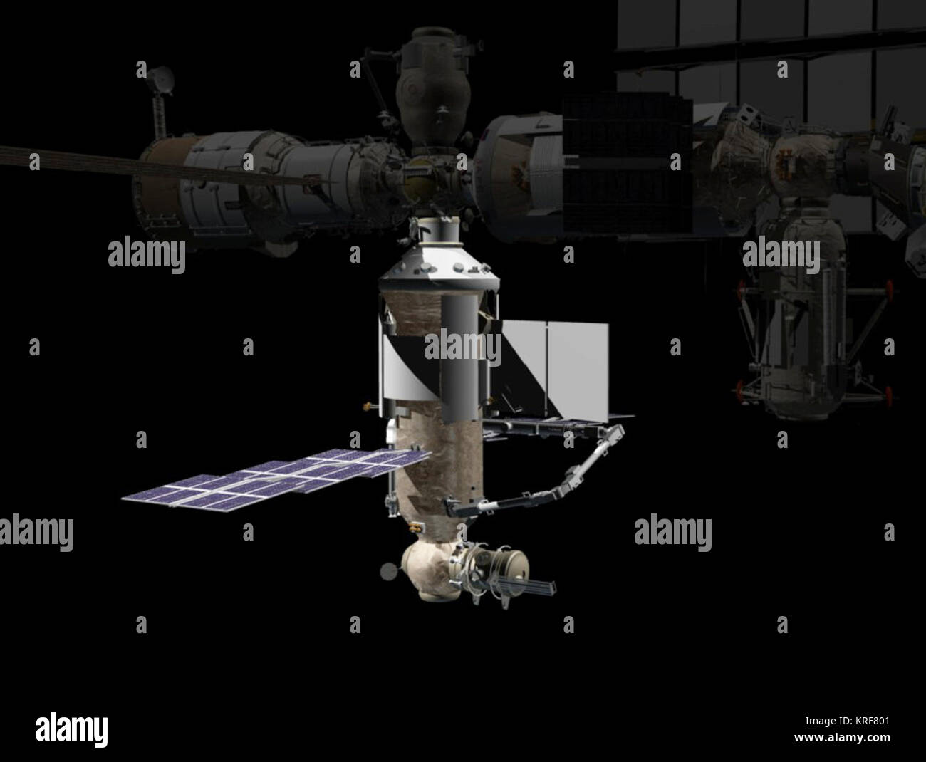MLM (current planned position) - ISS module Stock Photo - Alamy