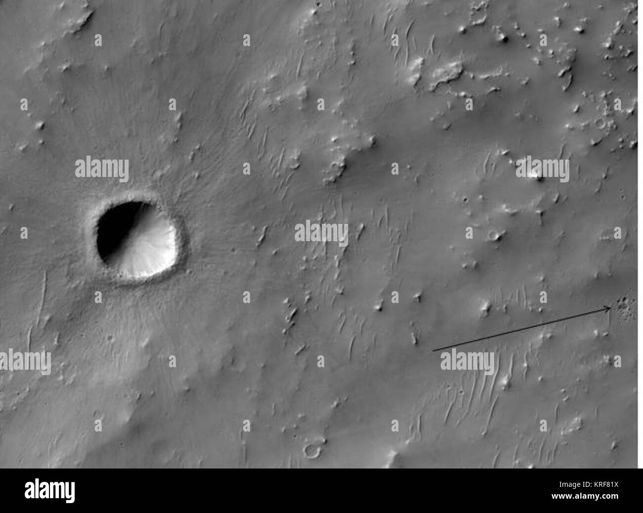 Dennin Crater Floor Stock Photo - Alamy