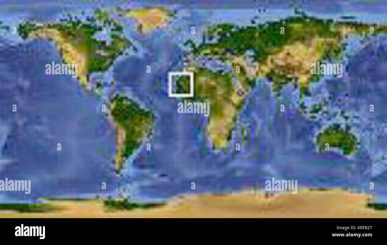 Las Palmas on world map Stock Photo - Alamy