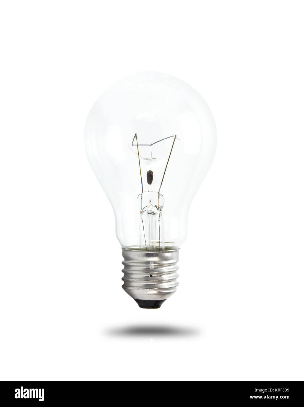 Light bulb isolated on white background with clipping path. Concept ...