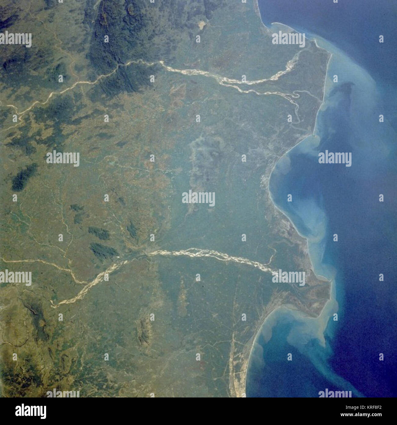 Godavari satellite view Stock Photo - Alamy