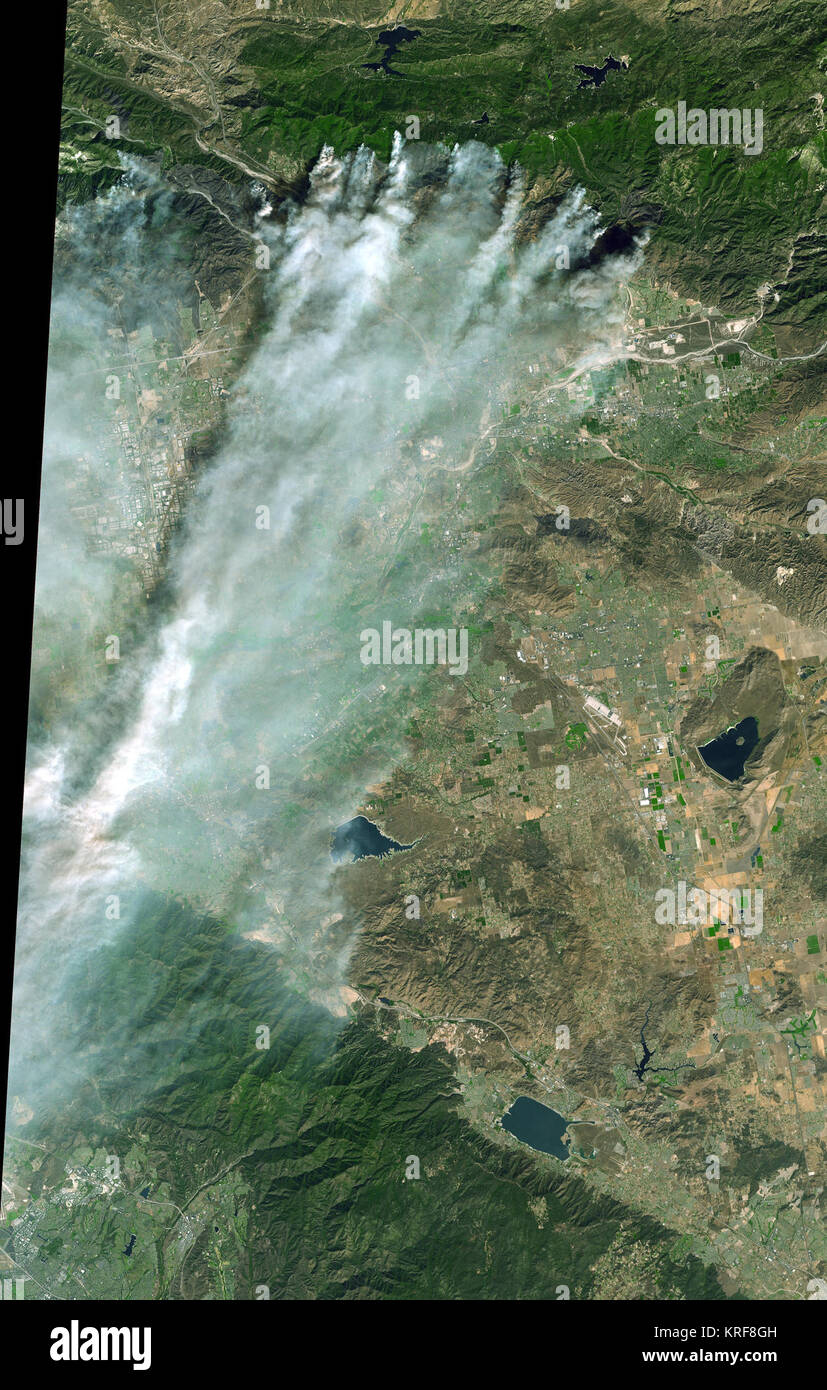 Grand Prix fire, San Bernardino Mountains, 2003 Stock Photo - Alamy