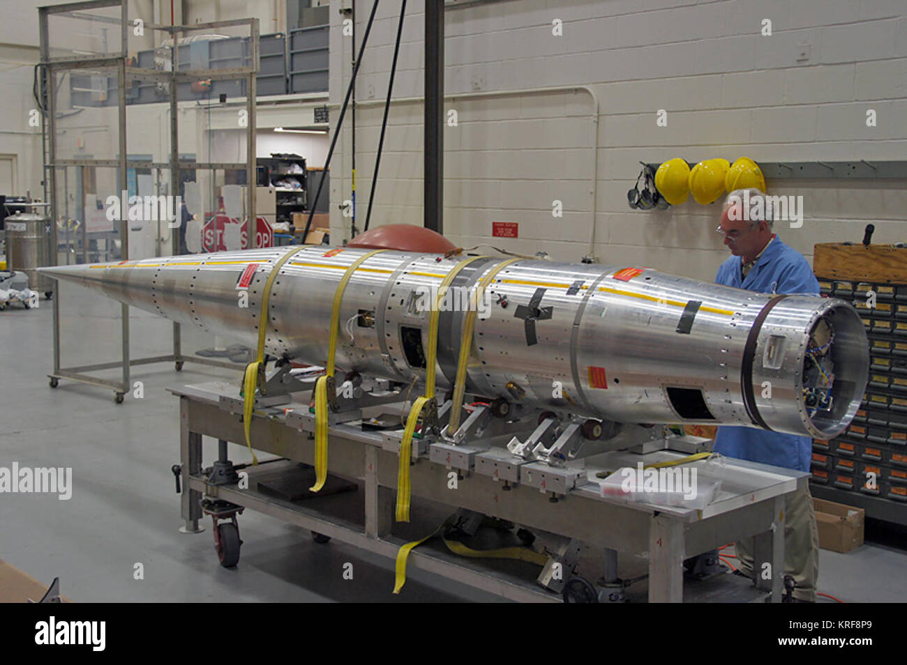 IRVE-3 mated to Black Brant XI components Stock Photo - Alamy