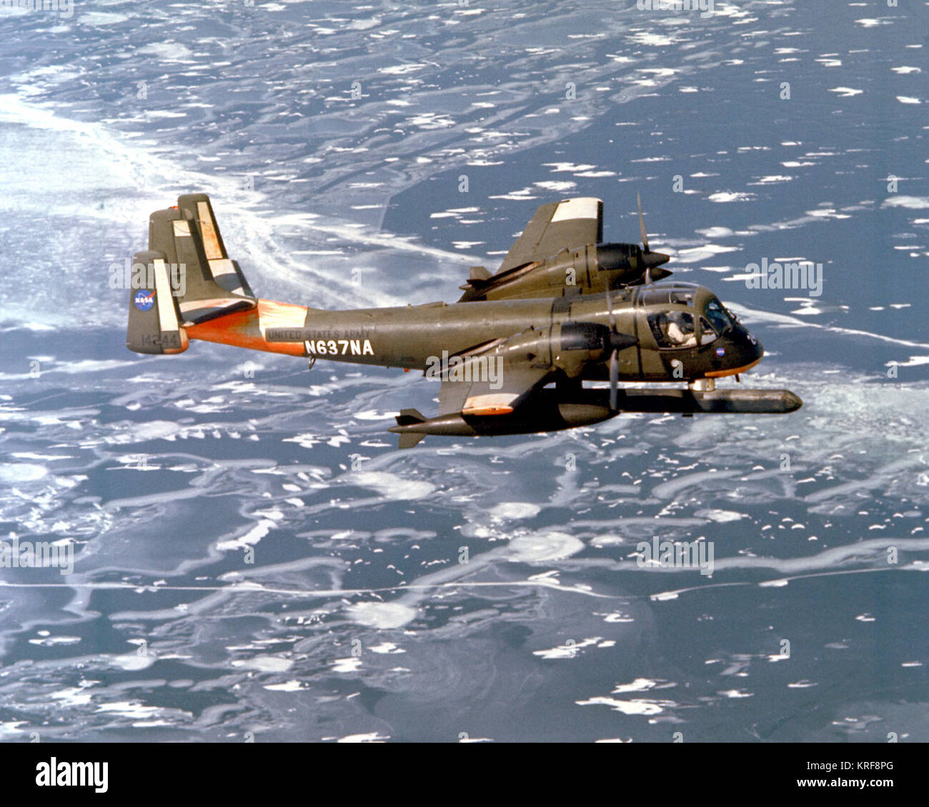 OV-1B NASA icing test program 1973 Stock Photo - Alamy