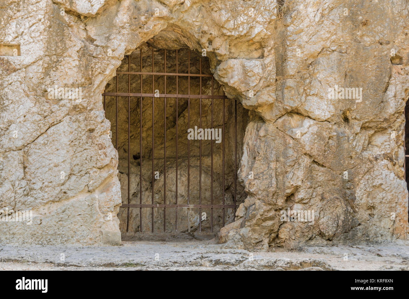 Cell of the state prison where Socrates was imprisoned and spent his ...
