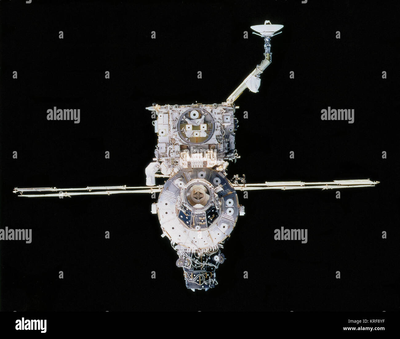 ISS Unity and Z1 truss structure from STS-92 Stock Photo - Alamy