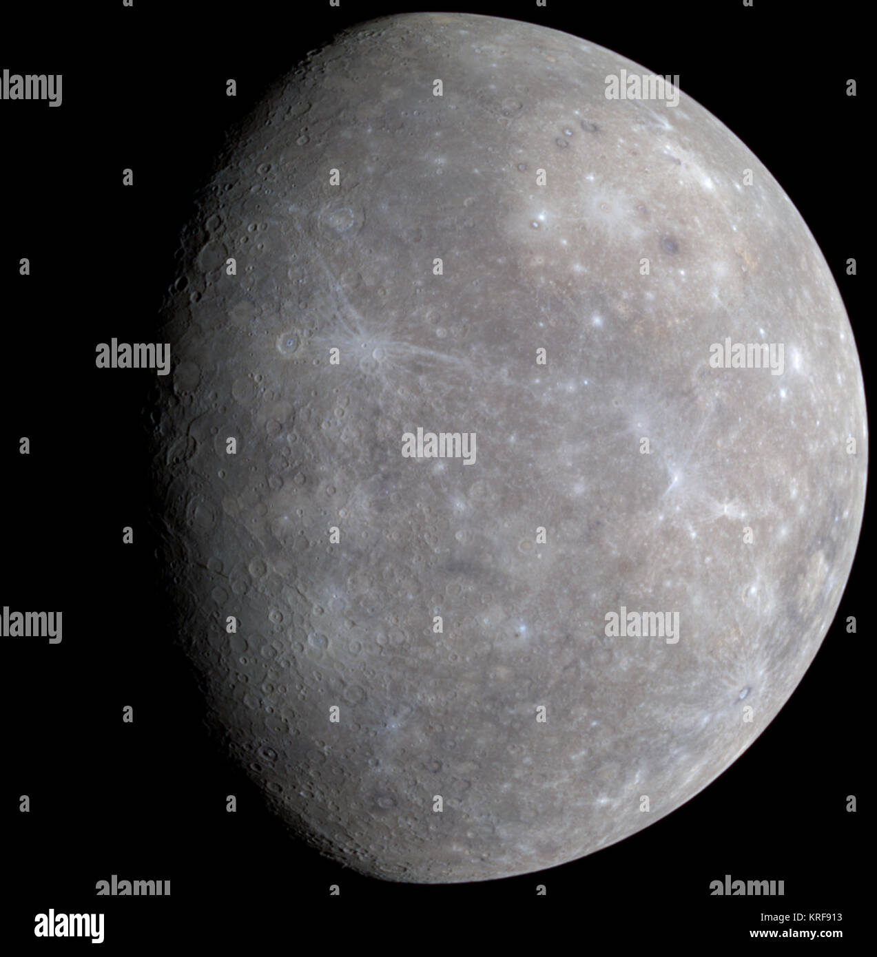 Mercury in color - Prockter07 (cropped Stock Photo - Alamy