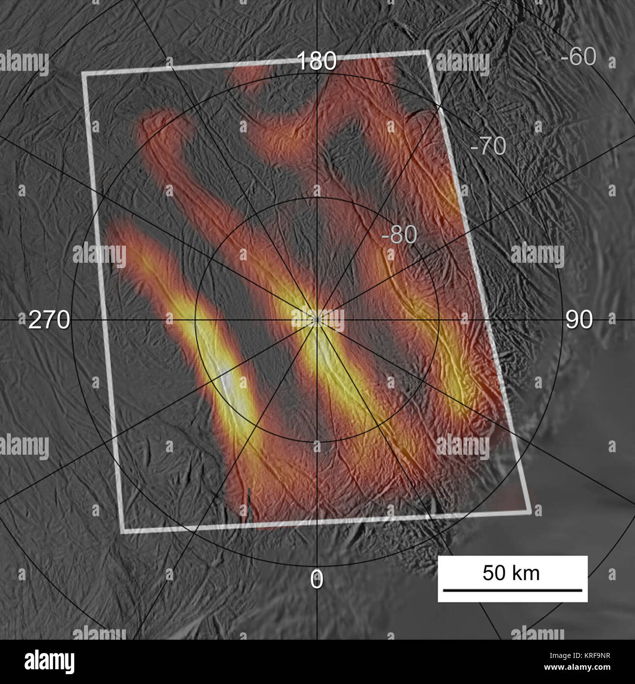 Jet Spots in Tiger Stripes PIA10361 Stock Photo - Alamy