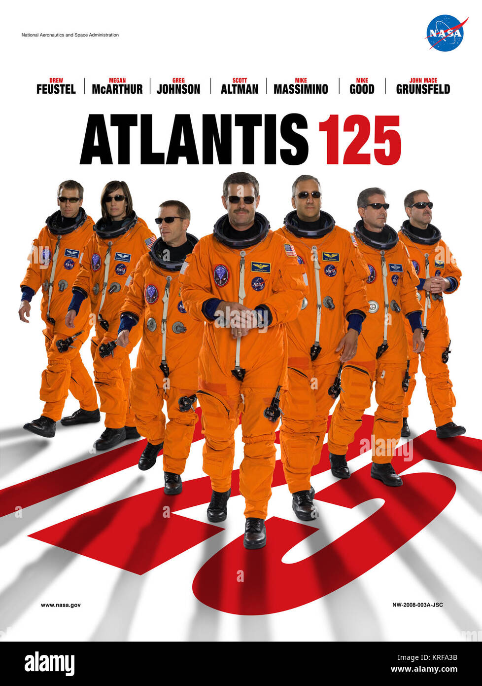STS-125 Mission Poster Stock Photo - Alamy