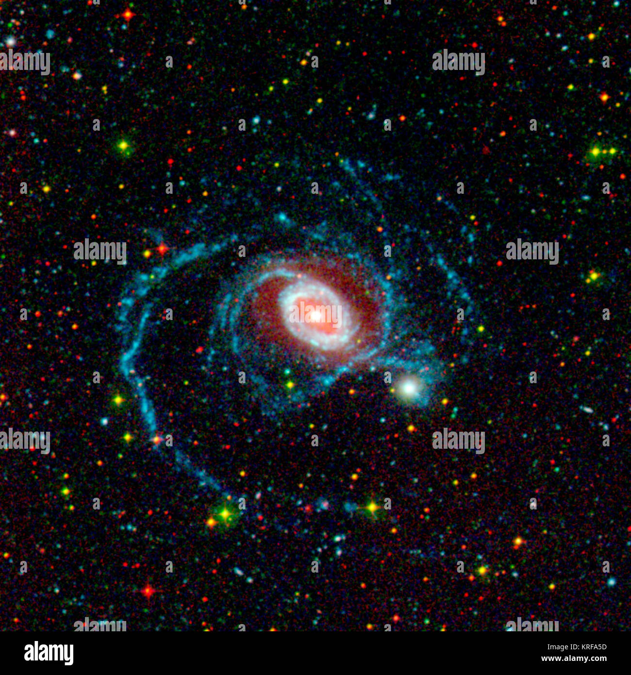 NGC 1510 and NGC 1512 Interaction Stock Photo - Alamy