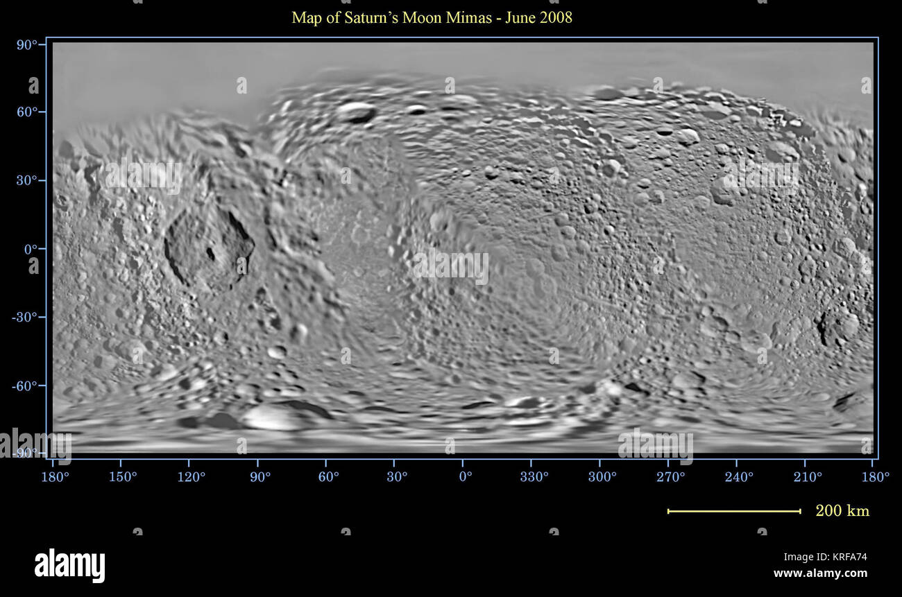 Mimas saturn hi-res stock photography and images - Alamy