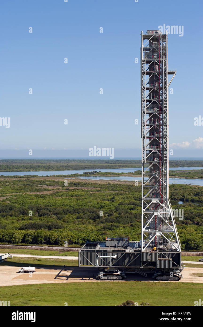 Mobile Launching Platform 1 (Ares I) in transport to ML east park site ...