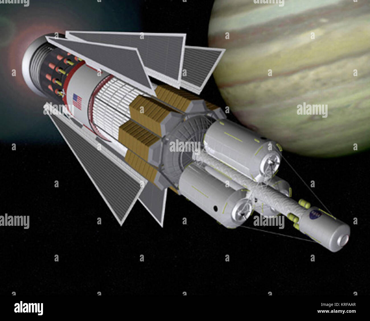 Modern Pulsed Fission Propulsion Concept Stock Photo - Alamy
