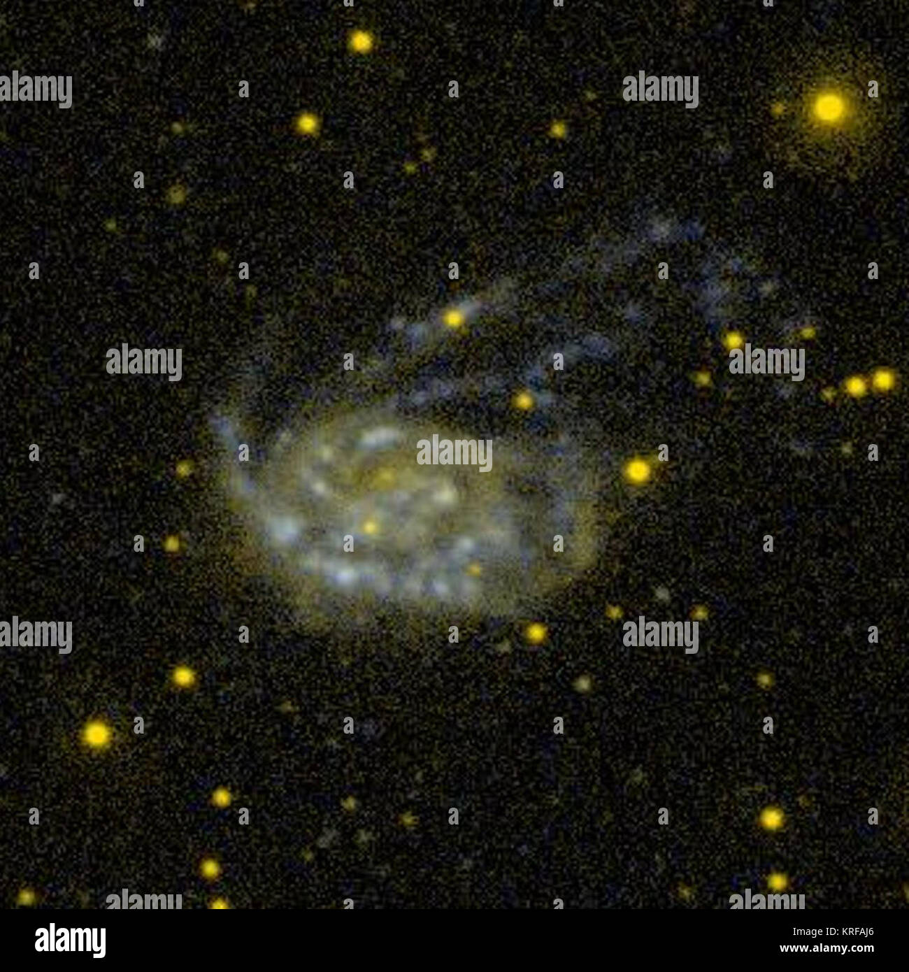 NGC 1961 GALEX WikiSky Stock Photo - Alamy