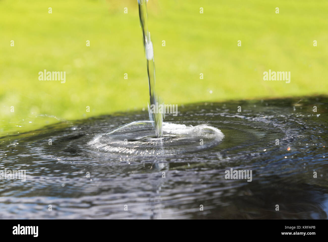 Water stream splashing against car surface Stock Photo - Alamy