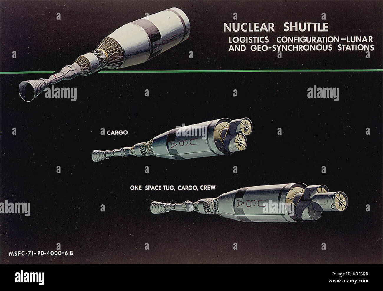 Nuclear Shuttle Payloads Stock Photo - Alamy