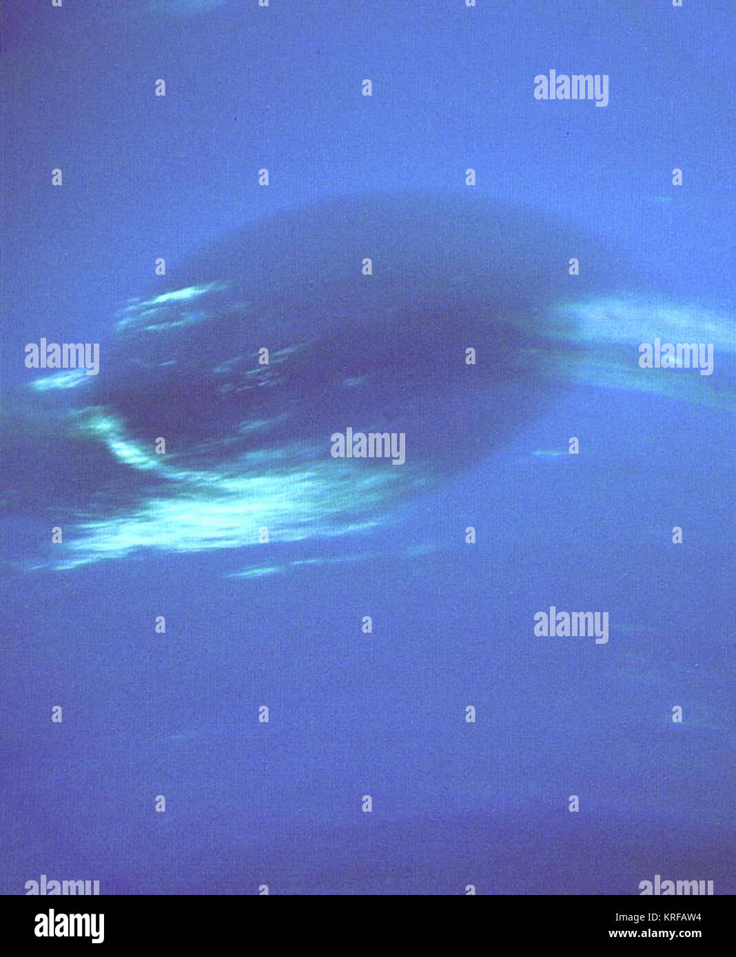 Neptune's Great Dark Spot Stock Photo - Alamy