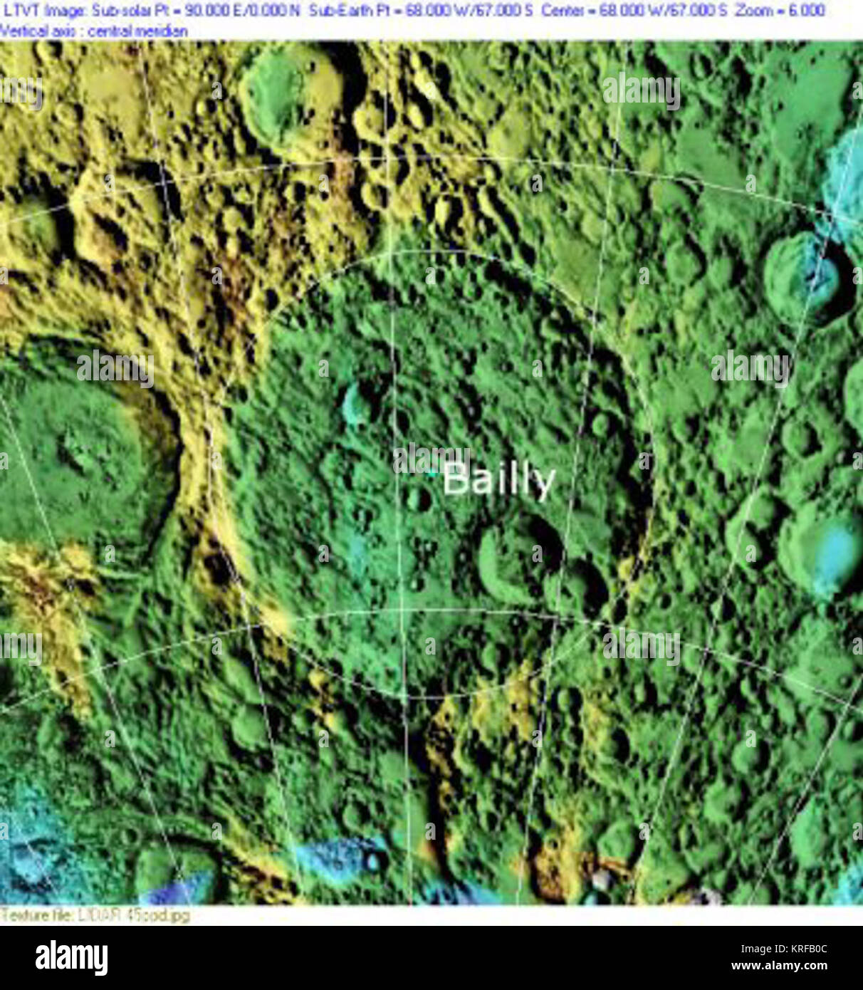 Normal Bailly Basin LIDAR LTVT Stock Photo - Alamy