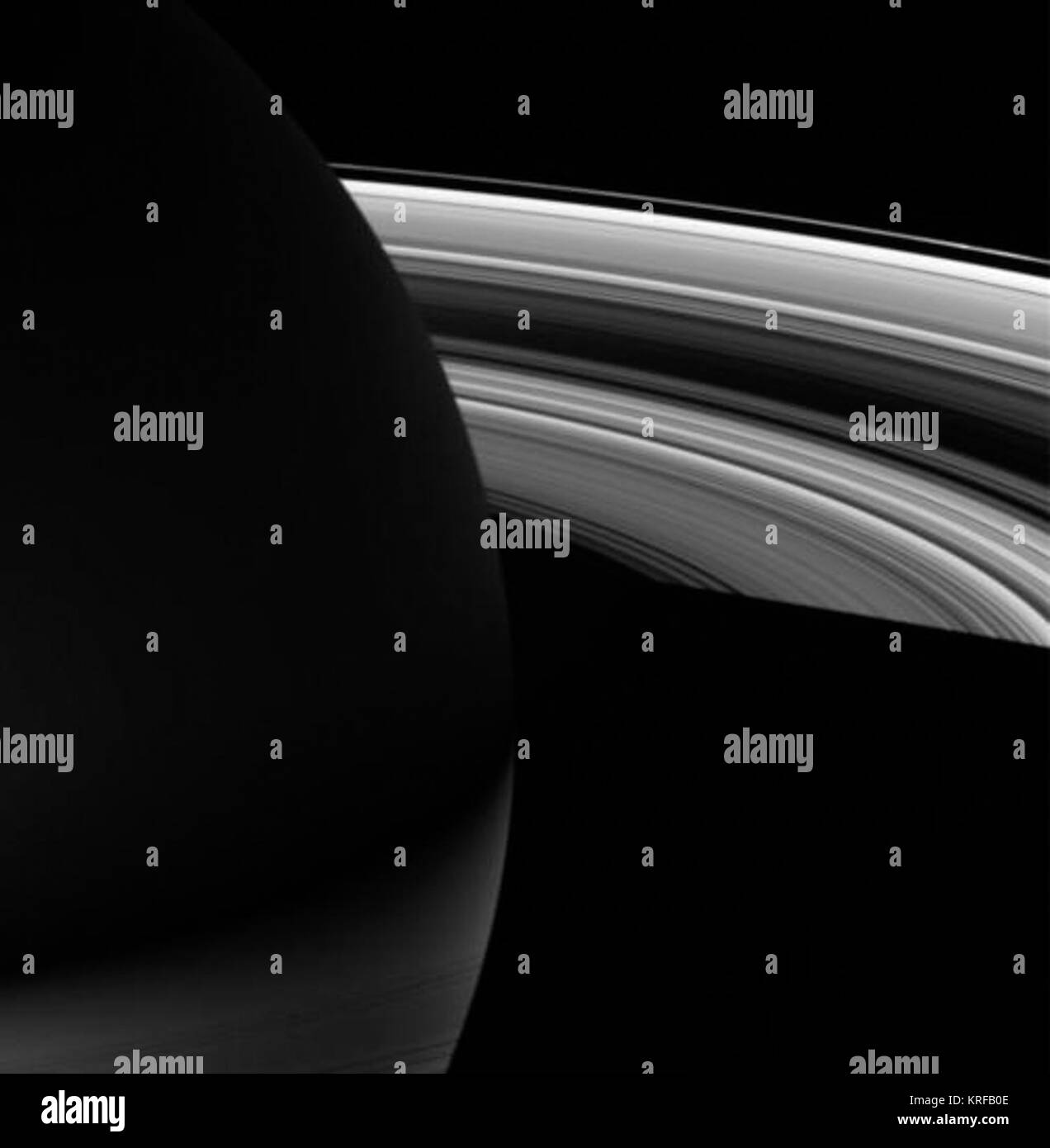 Night on Saturn Stock Photo - Alamy
