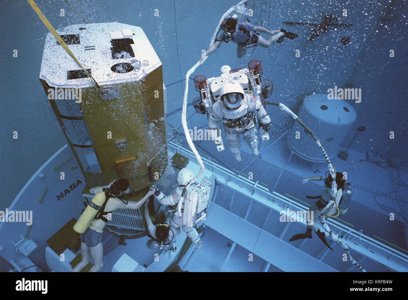 Neutral Buoyancy Simulator Solar Max training Stock Photo - Alamy