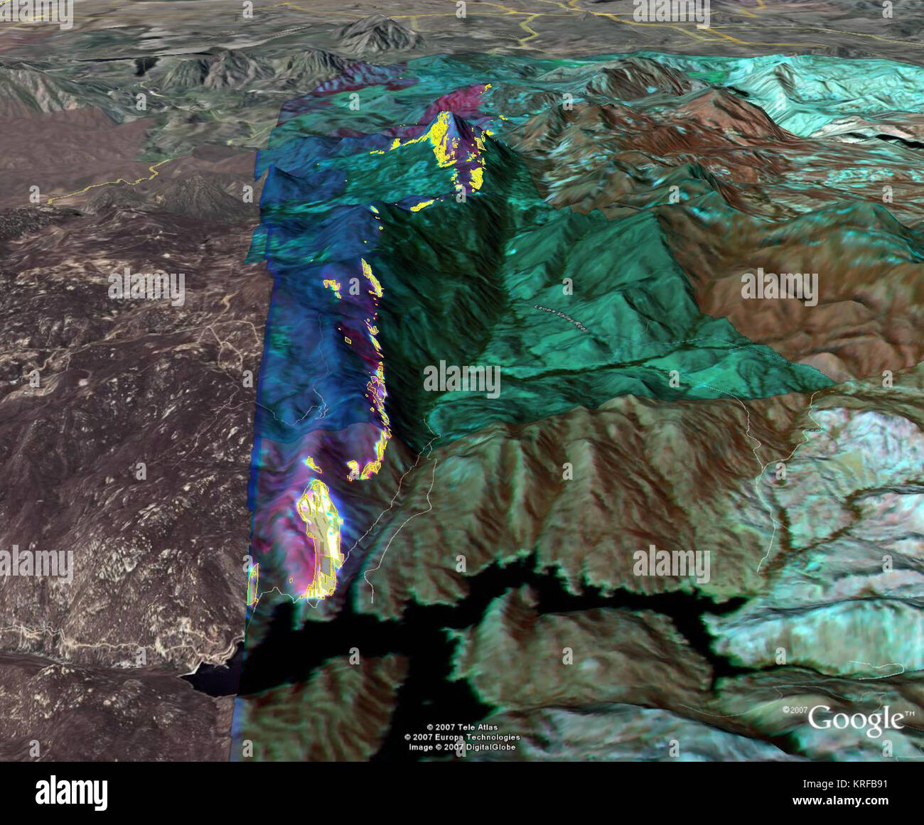 PDT Oct. 25 over the Harris Fire in San Diego County in Southern ...
