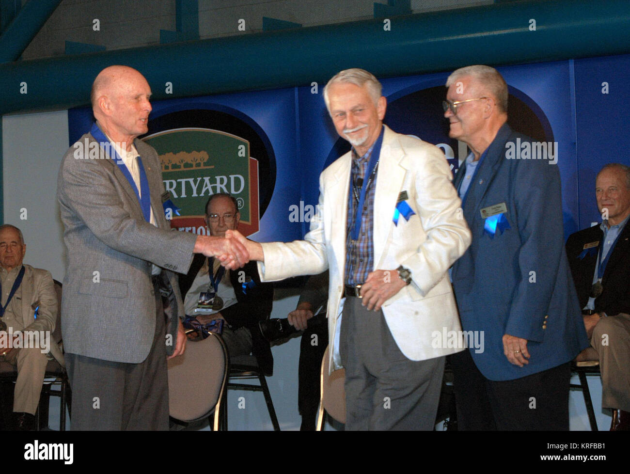 Owen Garriott,Gordon Fullerton, and Fred Haise in 2005 Stock Photo - Alamy