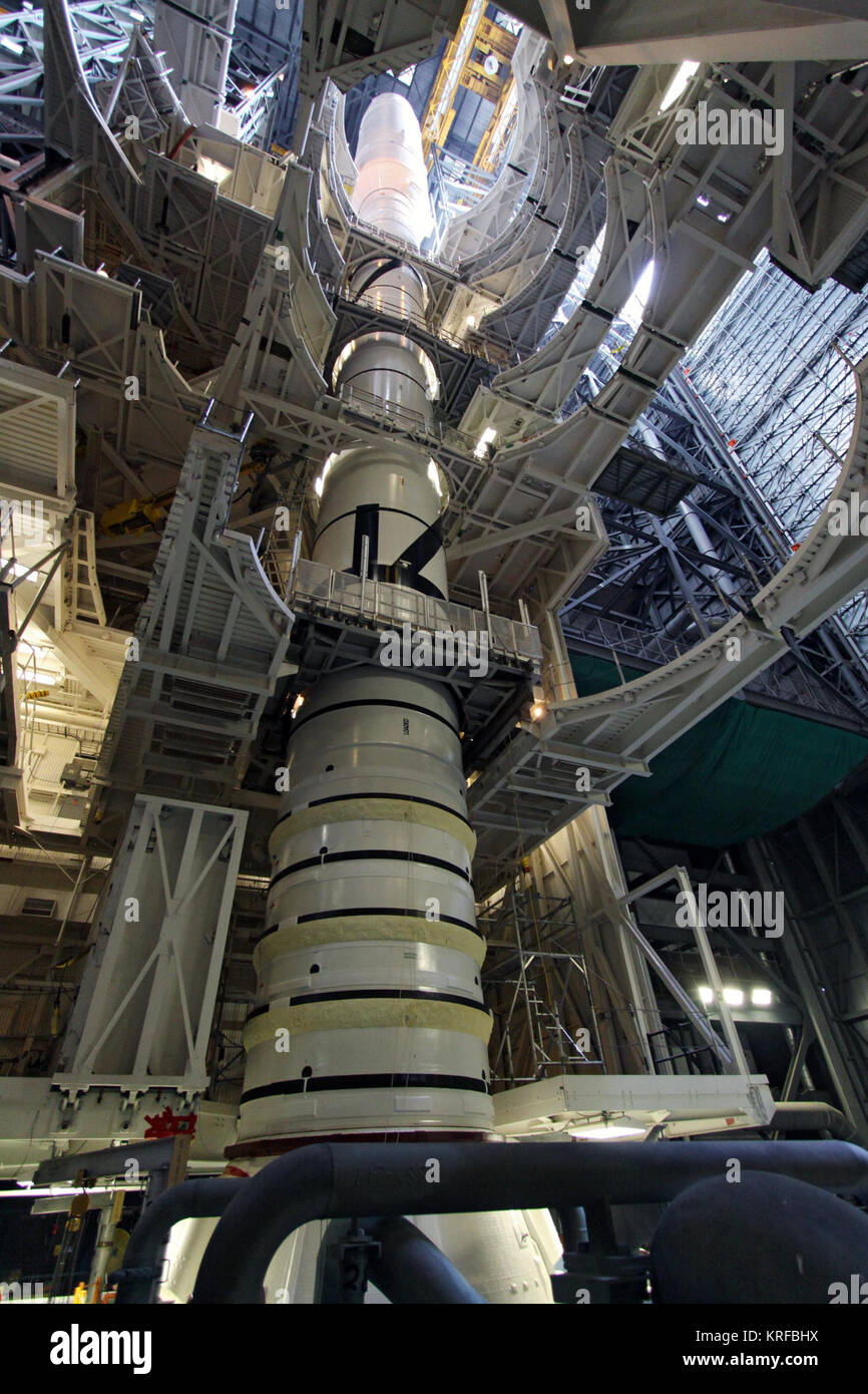 Platforms surround the Ares I-X Stock Photo - Alamy