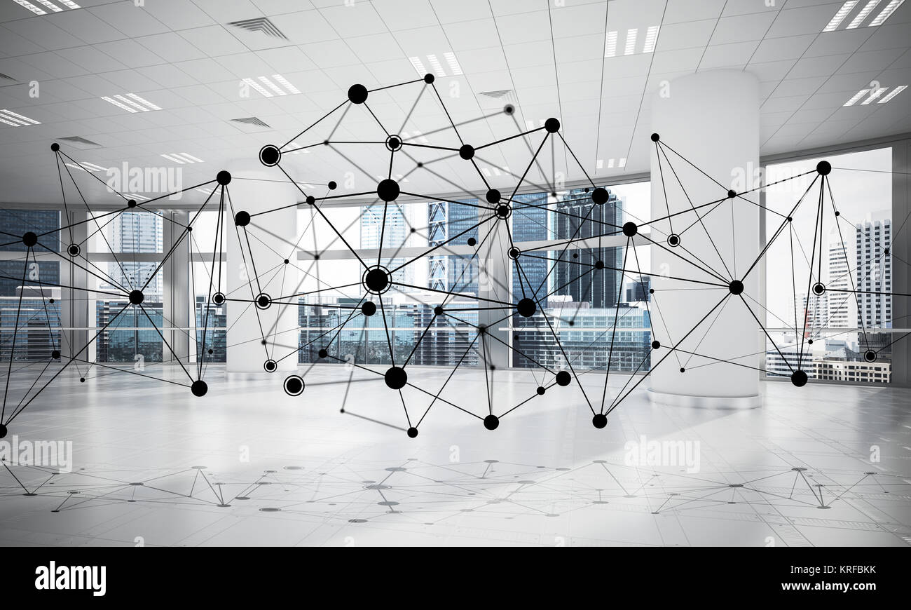 Networking and wireless connection as concept for effective mode Stock ...