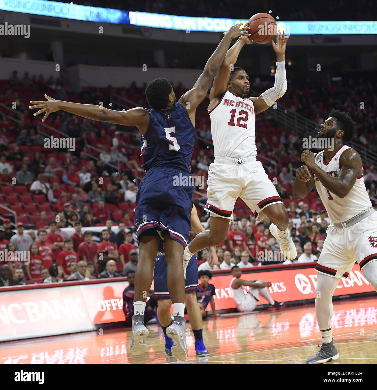 Raleigh, North Carolina, USA. 19th Dec, 2017. ALLERIK FREEMAN (12) of ...