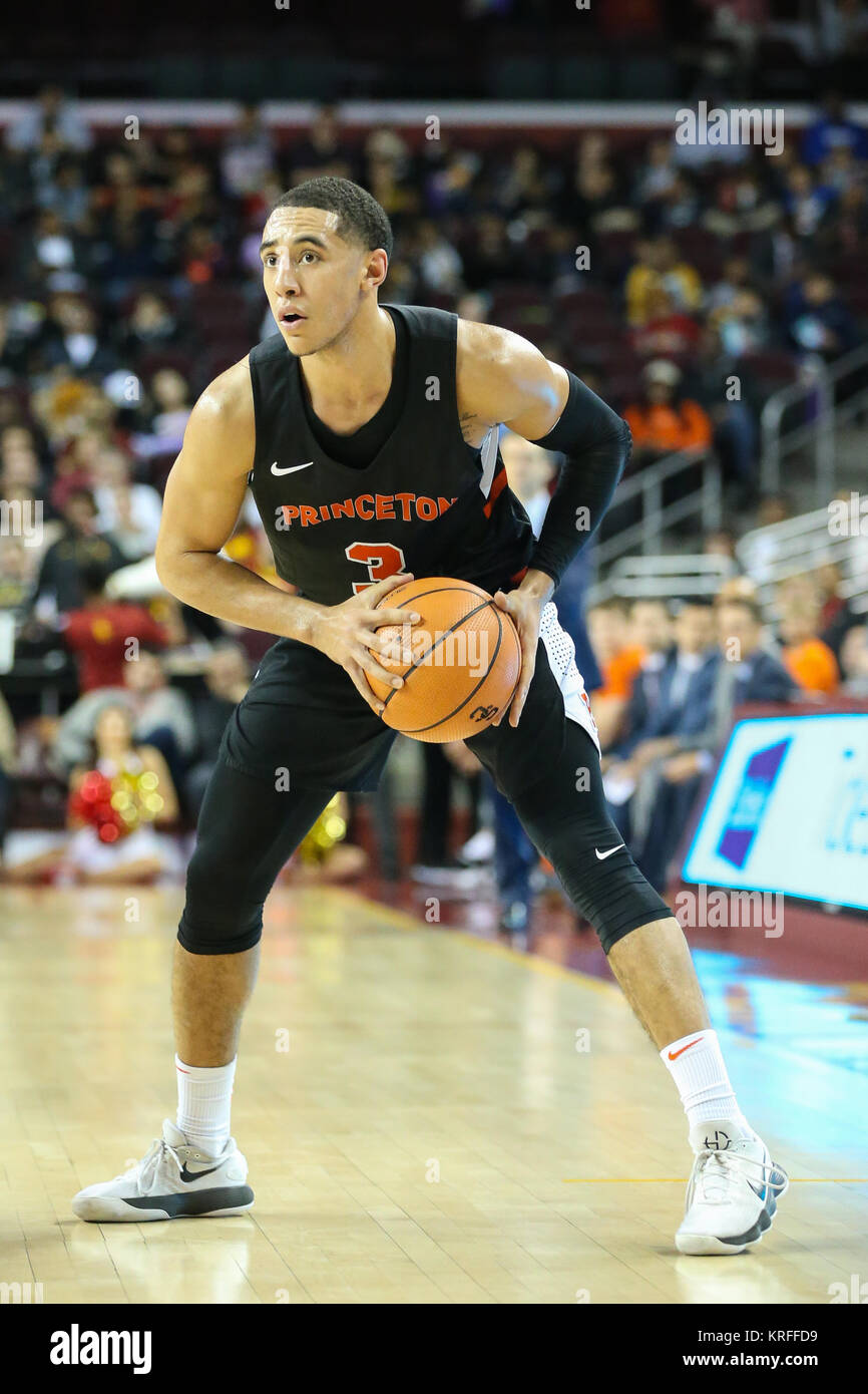 December 19, 2017: Princeton Tigers guard Devin Cannady (3) in a NCAA ...