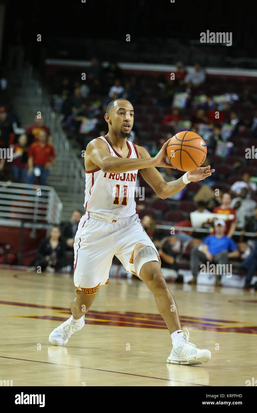 December 19, 2017: USC Trojans guard Jordan McLaughlin (11) passes the ...