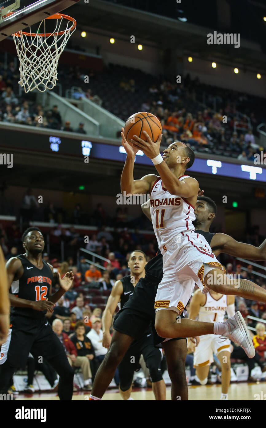 December 19, 2017: USC Trojans guard Jordan McLaughlin (11) drives to ...