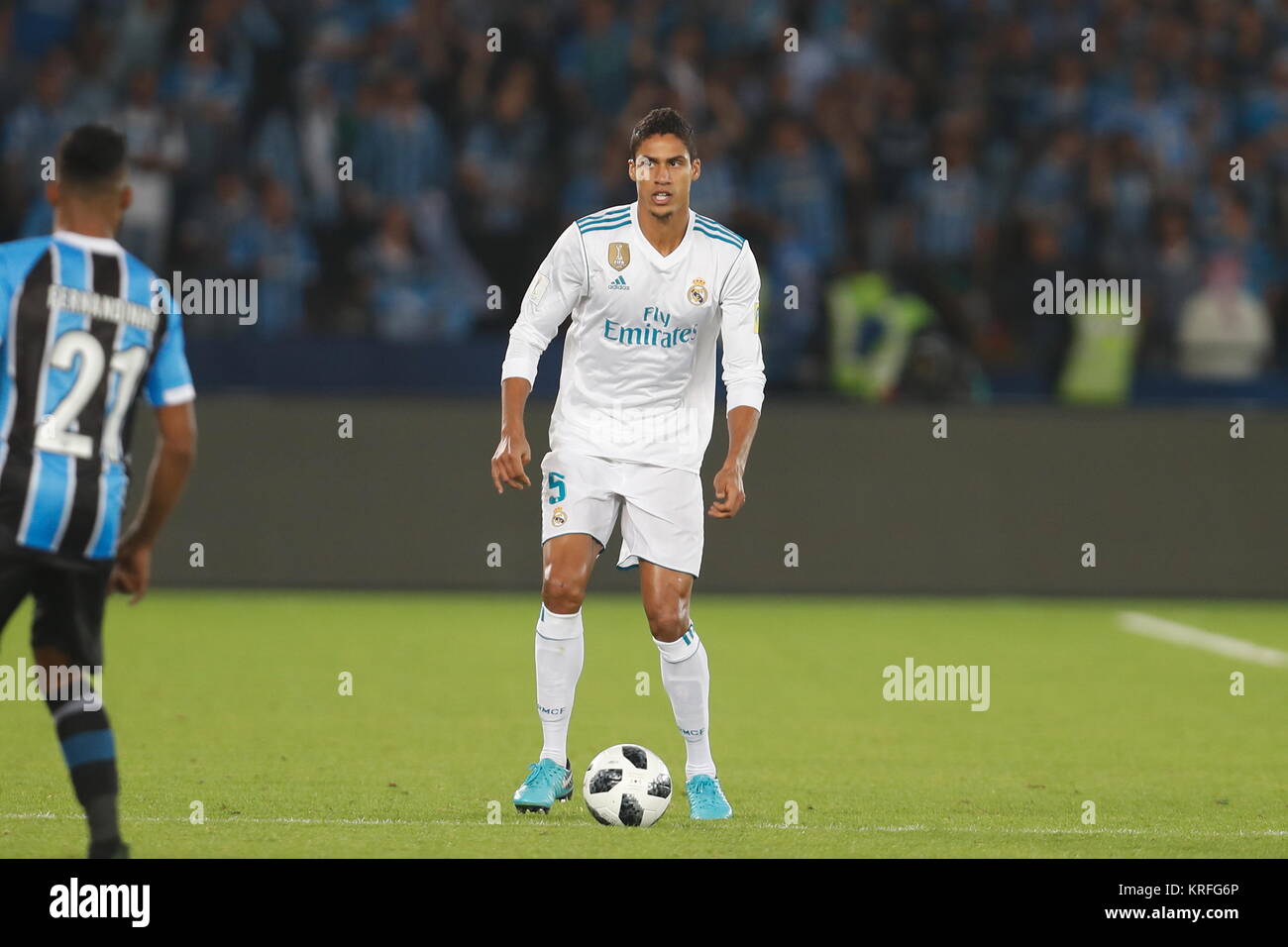 Abu Dhabi, UAE. 16th Dec, 2017. Raphael Varane (Real) Football/Soccer ...