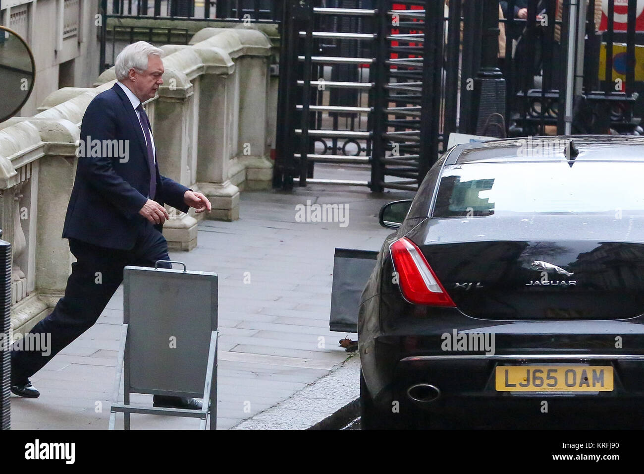 Westminster. London, UK. 20th Dec, 2018. David Davis, Secretary of ...