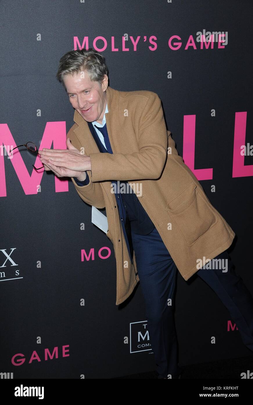 JC MacKenzie at arrivals for MOLLY’S GAME Premiere, AMC Loews Lincoln ...