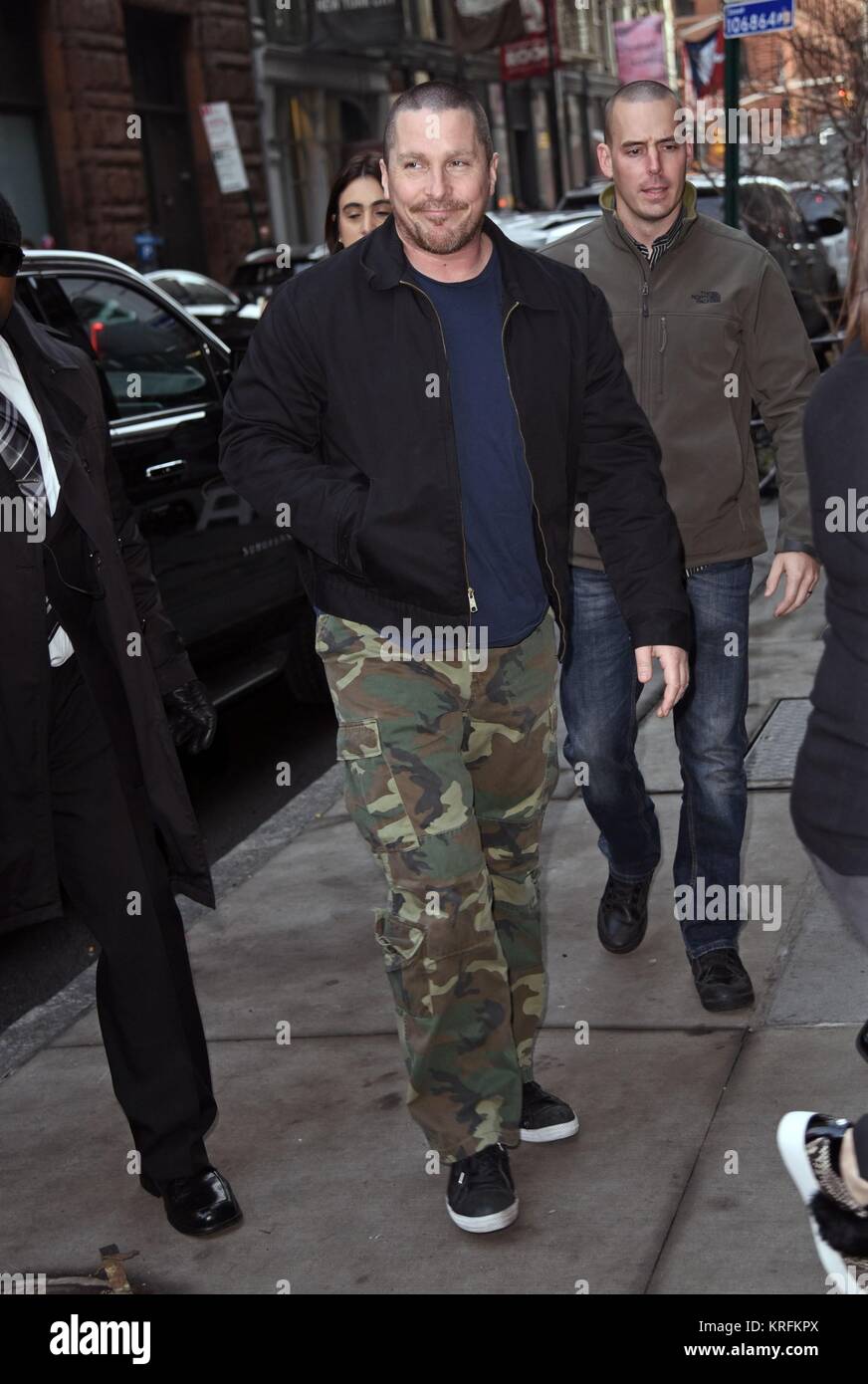 New York, NY, USA. 18th Dec, 2017. Christian Bale, seen at BUILD Series ...