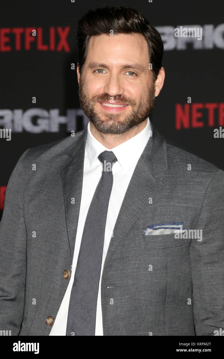 Edgar Ramirez at arrivals for BRIGHT Premiere, The Regency Village ...