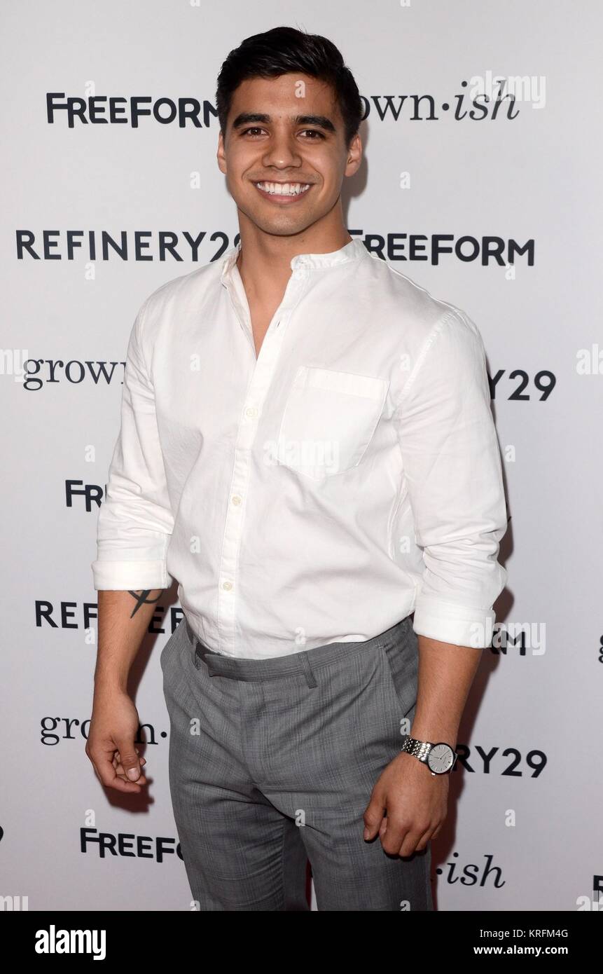 Hollywood, CA. 13th Dec, 2017. Jordan Buhat at arrivals for GROWN-ISH ...