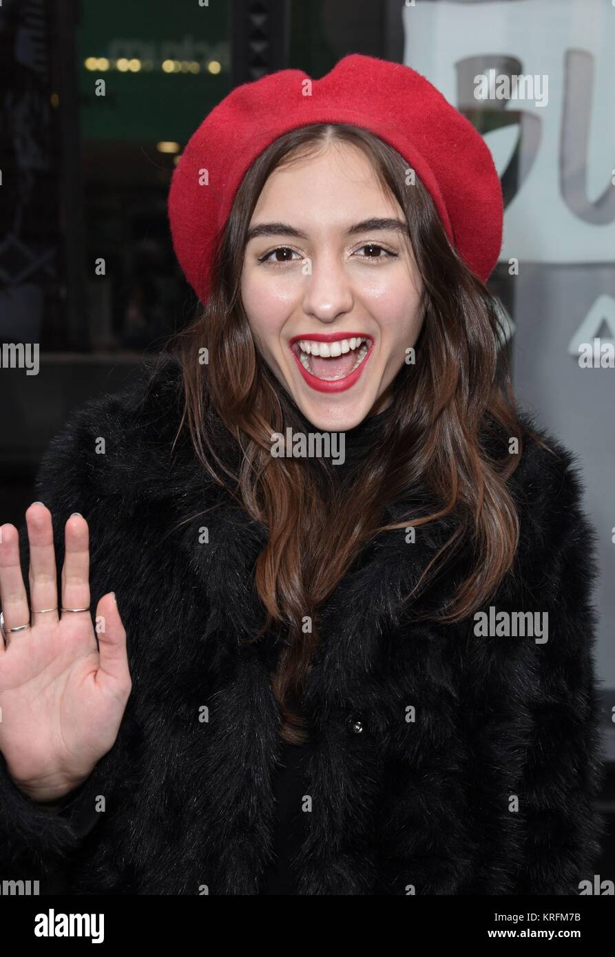 New York, NY, USA. 18th Dec, 2017. Quinn Shephard, seen at BUILD Series ...