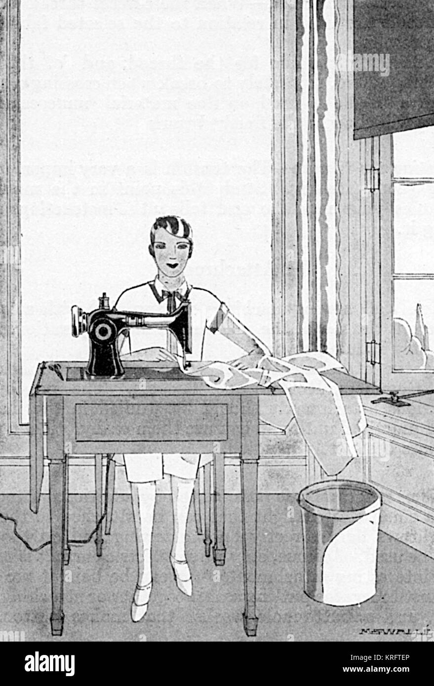 1920s sewing machine Stock Photo - Alamy