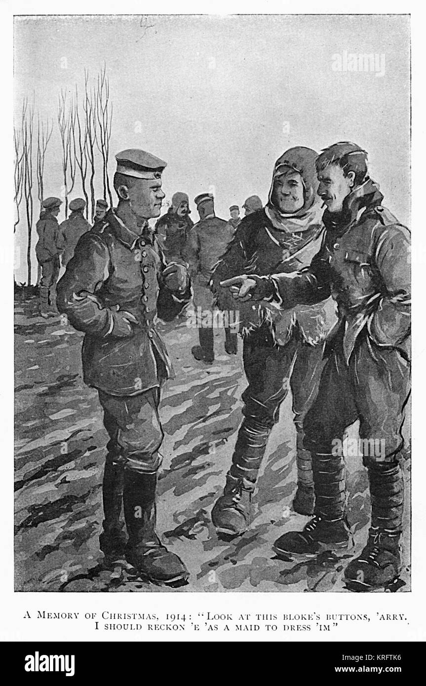 Cartoon About Christmas Truce
