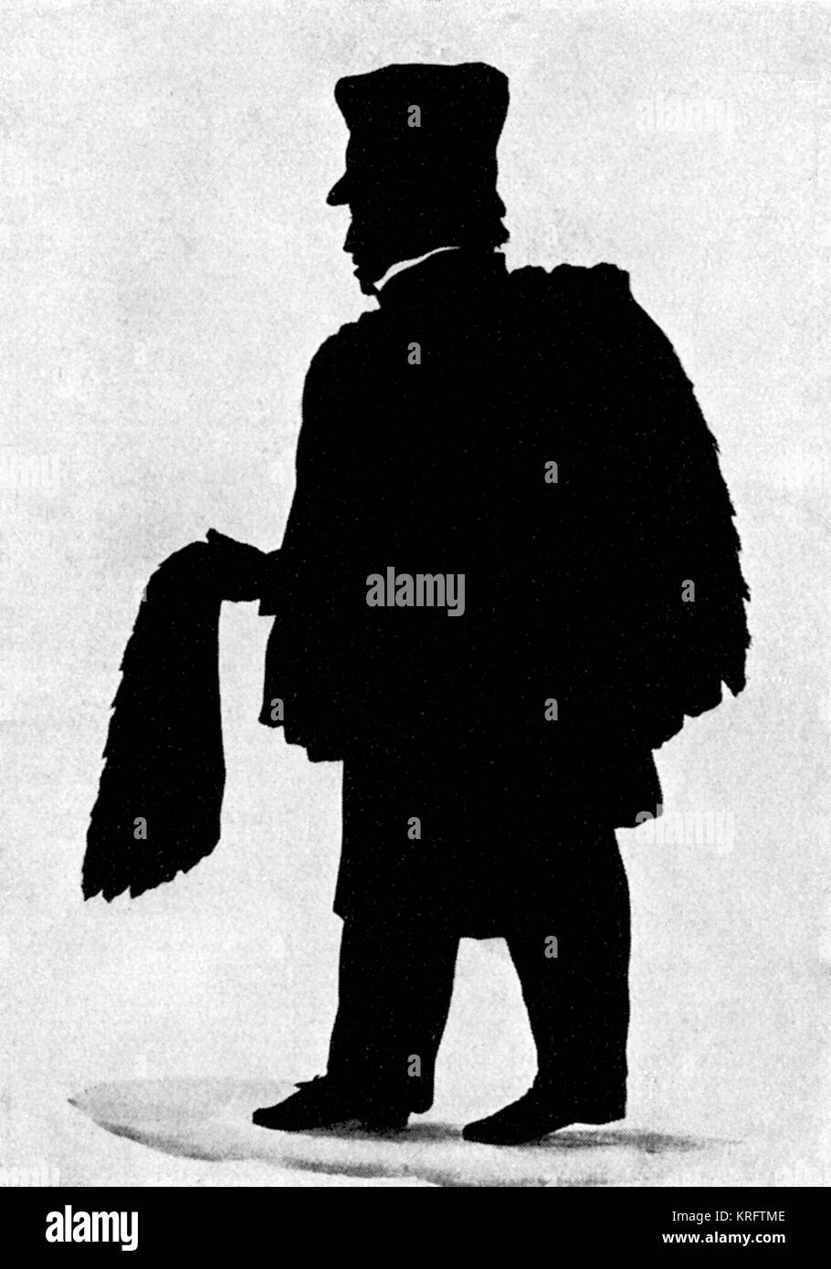 Bath Characters by Edouart - mat seller Stock Photo - Alamy