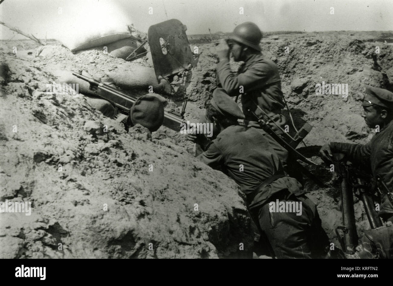 World war i machine gunner hi-res stock photography and images - Alamy