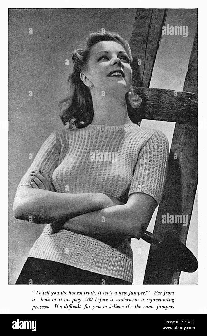 Wool jumper Black and White Stock Photos & Images - Alamy