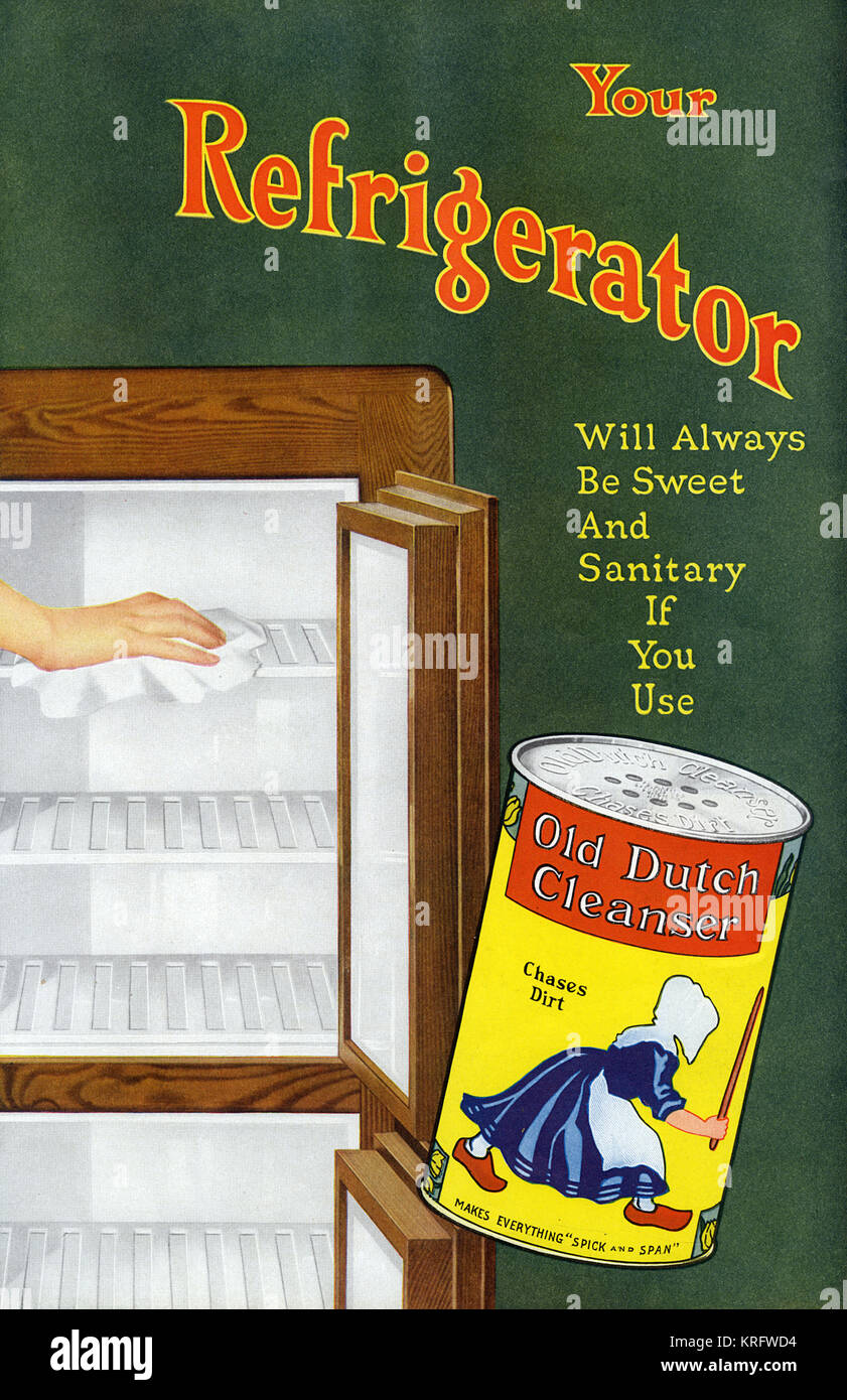 Old Dutch Cleanser advertisement Stock Photo - Alamy