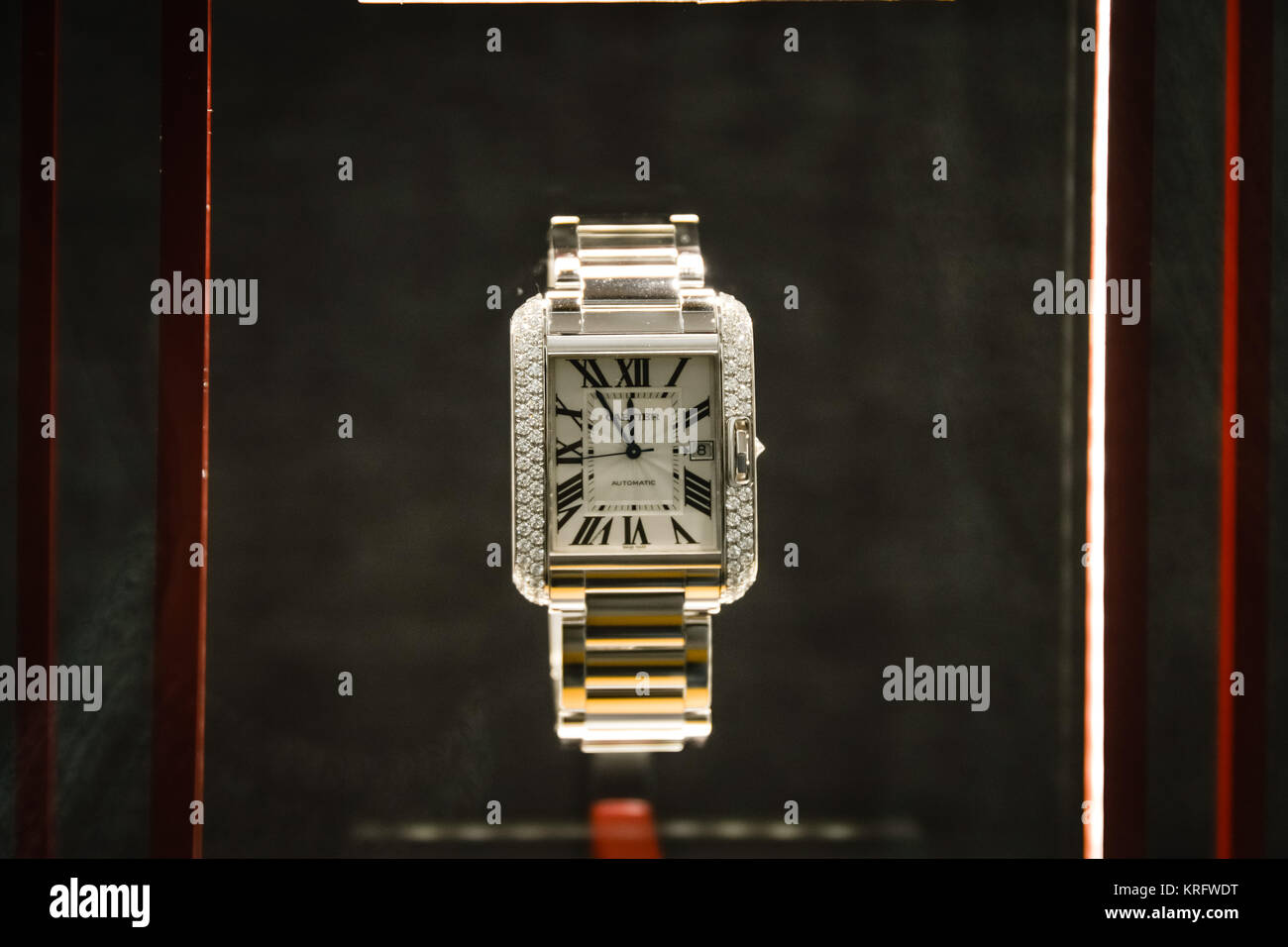 Milan, Italy - September 24, 2017: Cartier store in Milan. Fashion week ...