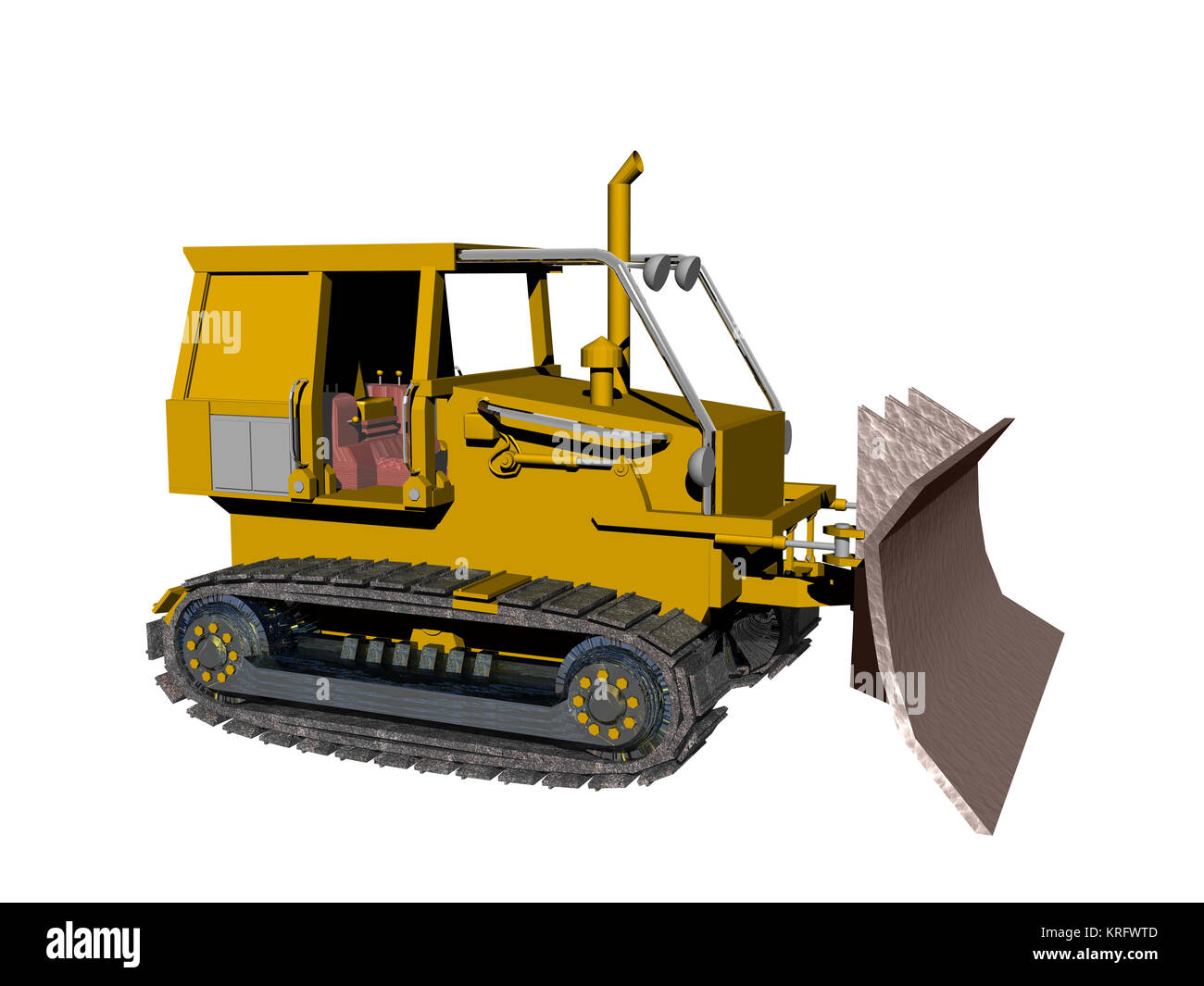 Bulldozer track Cut Out Stock Images & Pictures - Alamy