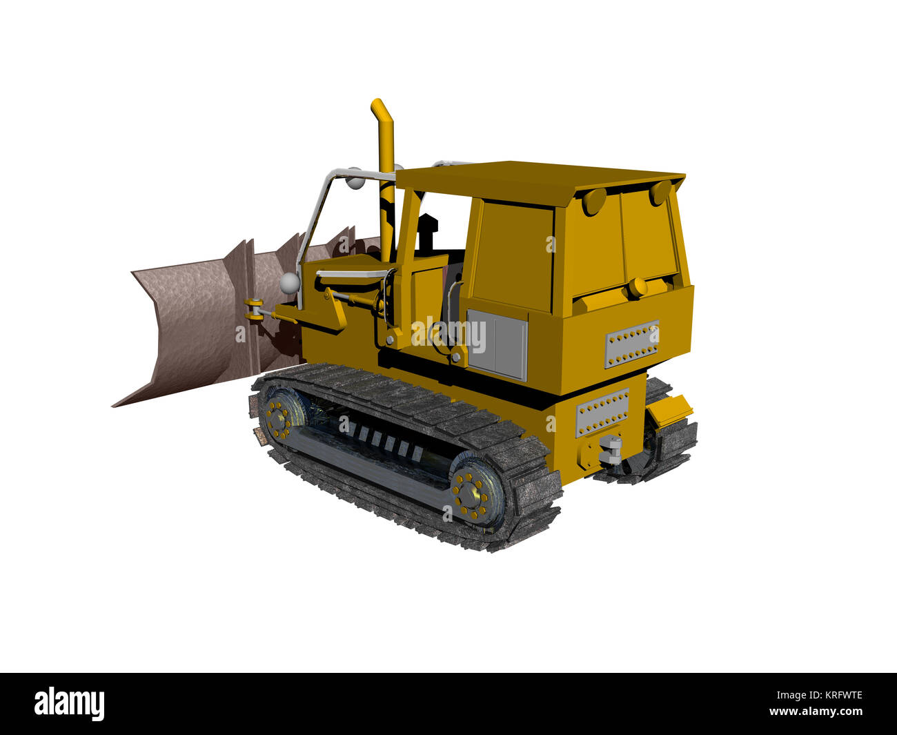 Bulldozer track Cut Out Stock Images & Pictures - Alamy